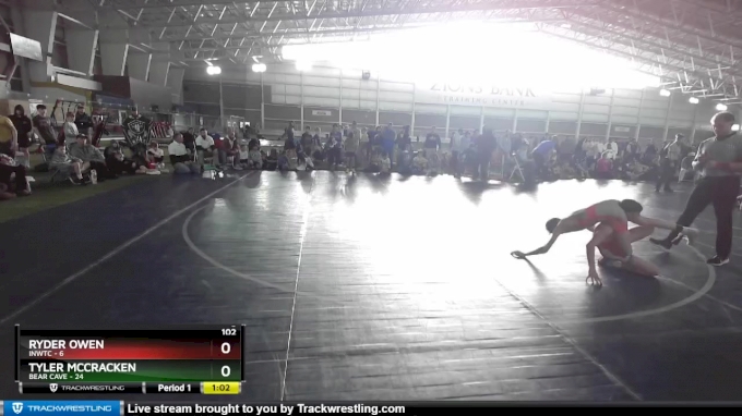 102 lbs Champ Round 1 (16 Team) - Ryder Owen, INWTC vs Tyler McCracken ...