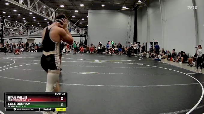 157 lbs Round 6 (8 Team) - Ryan Willie, Filipe Trained WC vs Cole ...