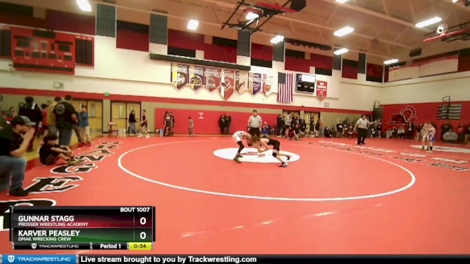 90 lbs Round 1 - Gunnar Stagg, Prosser Wrestling Academy vs Karver ...