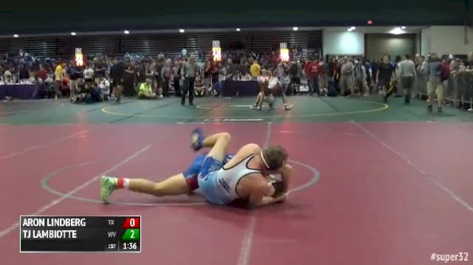 170 Round of 64 - Aron Lindberg, TX vs Tj Lambiotte, WV
