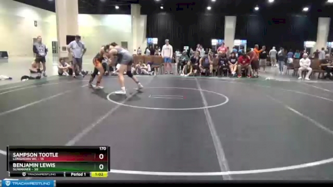 170 lbs Round 3 (8 Team) - Sampson Tootle, Longhorn WC vs Benjamin ...