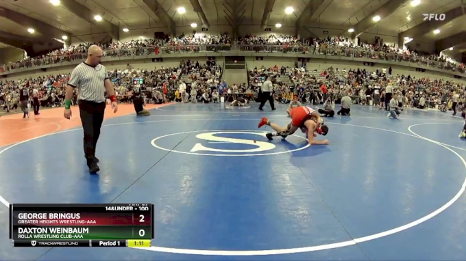 100 lbs Champ. Round 1 - George Bringus, Greater Heights Wrestling-AAA ...