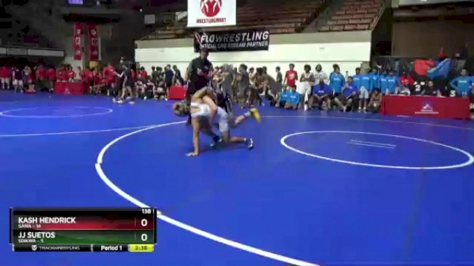 138 lbs Round 3 (16 Team) - Kash Hendrick, SAWA vs Jj Suetos, SDIKWA