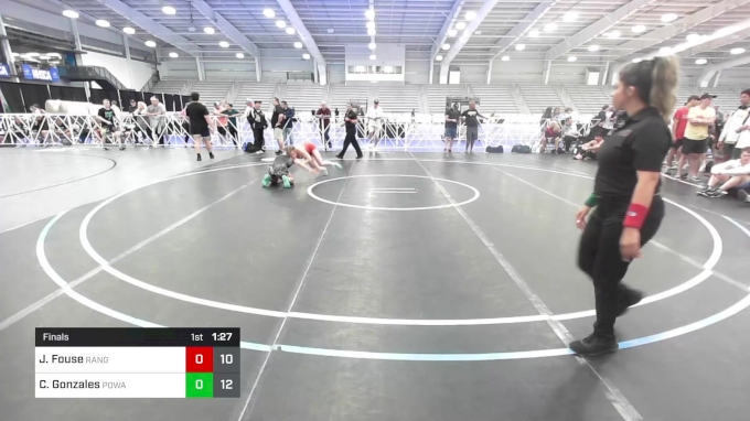 132 lbs Final - Jordyn Fouse, Ranger Pride Wrestling vs Cassandra ...