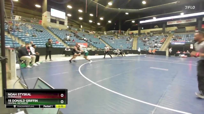 157 lbs Champ. Round 1 - 15 Donald Griffin, Central Methodist vs Noah ...
