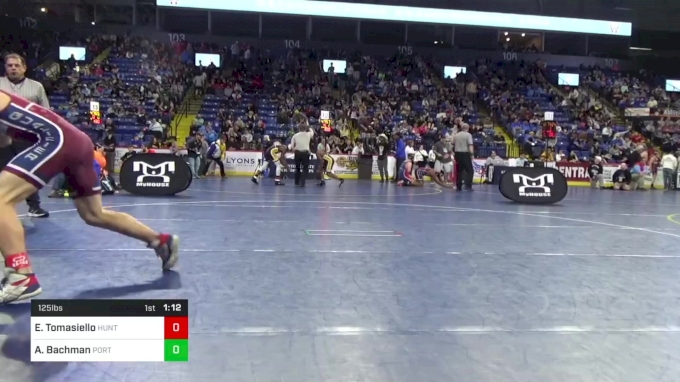125 lbs Consy 3 - Elliot Tomasiello, Huntingdon vs Ayden Bachman, Port ...