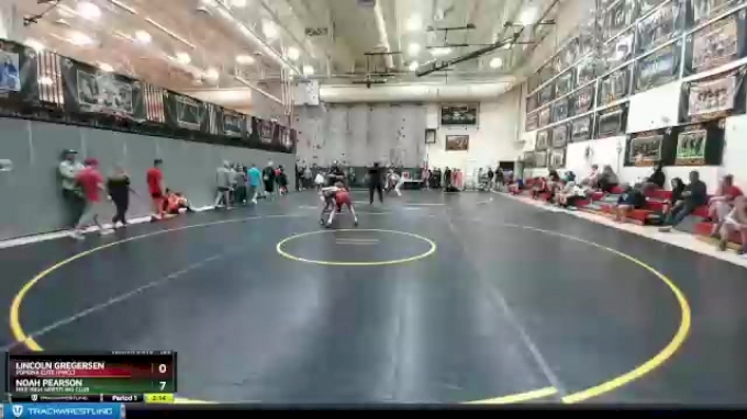 126 lbs Round 1 - Lincoln Gregersen, Pomona Elite (PWCC) vs Noah ...