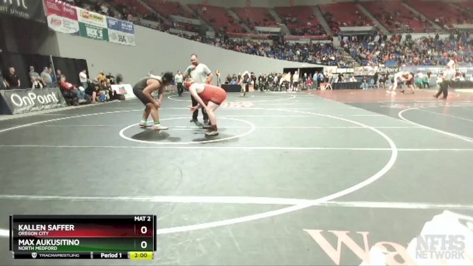 6A-285 lbs Champ. Round 2 - Max Aukusitino, North Medford vs Kallen ...
