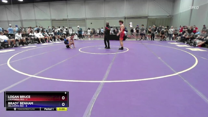 175 lbs Placement Matches (16 Team) - Logan Bruce, California Red vs ...