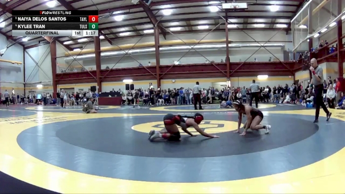 100 lbs Quarterfinal - Naiya Delos Santos, Taylor County HS vs Kylee ...