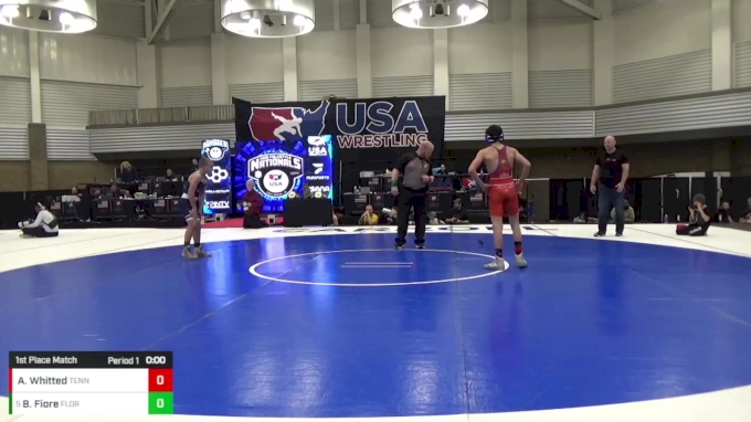 14U Boys - 100 lbs 1st Place Match - Bryce Fiore, Florida vs Andrew ...