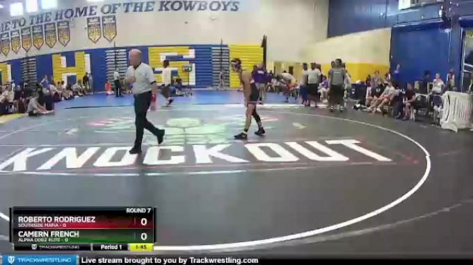 106 lbs Round 7 (8 Team) - Roberto Rodriguez, Southside Mafia vs Camern ...