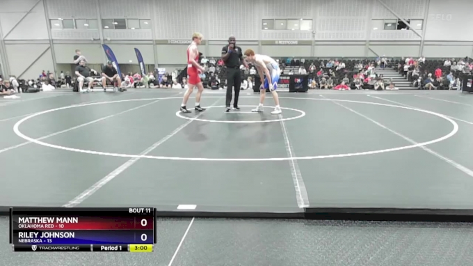 165 lbs Quarters & 1st Wb (16 Team) - Matthew Mann, Oklahoma Red vs ...