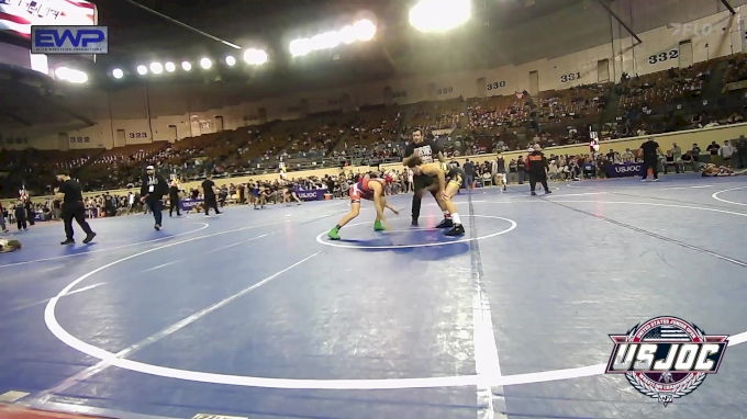 132 lbs Consi Of 16 #2 - Marco Rodriguez, OKC Saints Wrestling vs ...