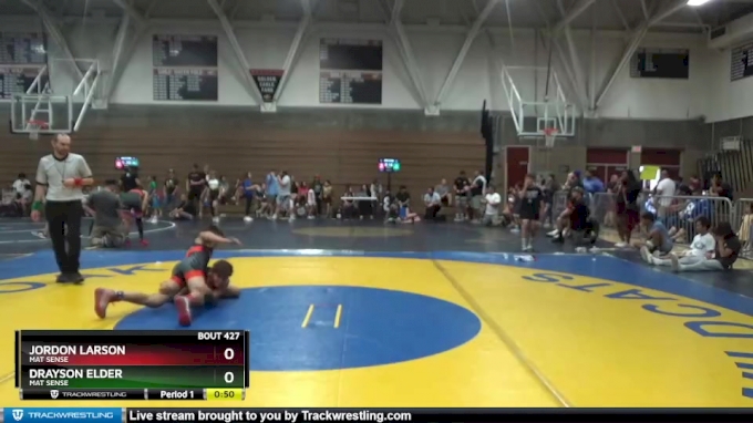 120 lbs Cons. Semi - Jordon Larson, Mat Sense vs Drayson Elder, Mat Sense