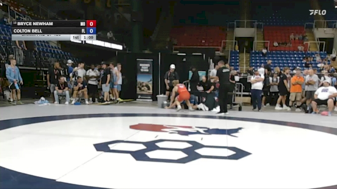 190 lbs Champ. Rd Of 128 - Bryce Newham, MO vs Colton Bell, FL