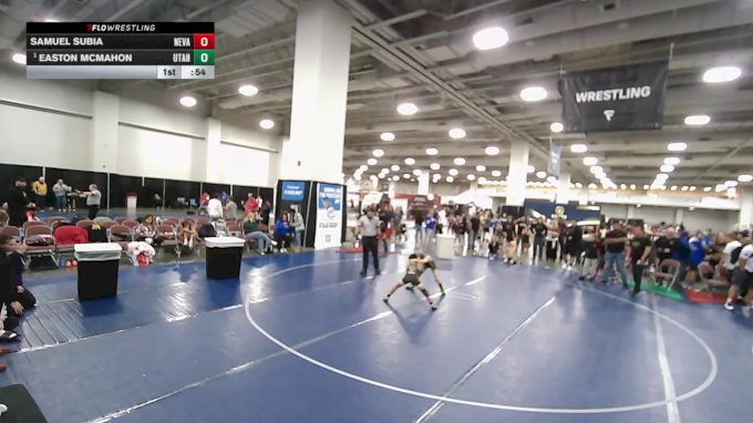58-62 lbs Champ. Rd Of 16 - Easton McMahon, Utah vs Samuel Subia, Nevada