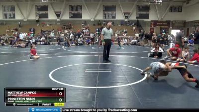 64 lbs Round 4 - Matthew Campos, Red Wave Wrestling vs Princeton Nunn ...