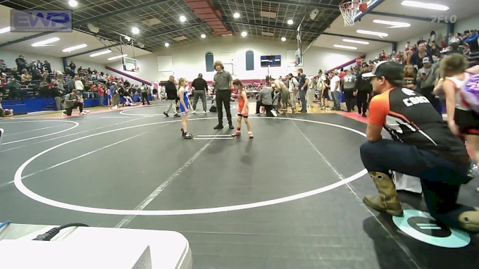 54 lbs Rr Rnd 3 - Rylee Brewer, Morris Wrestling Association vs Peyton ...