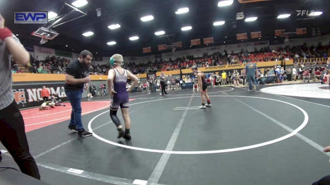 85 lbs Quarterfinal - Knox Sellman, Weatherford Youth Wrestling vs Leo ...
