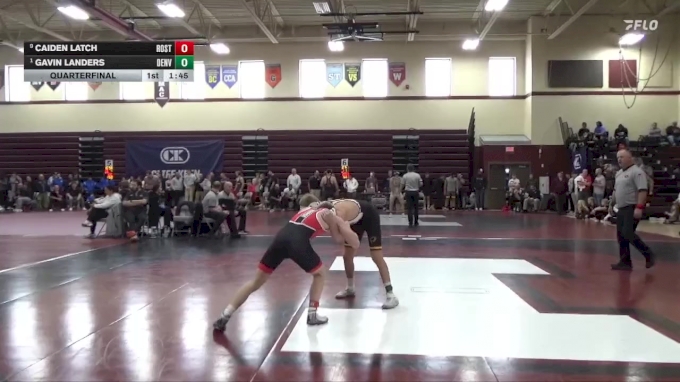 138 lbs Quarterfinal - Gavin Landers, Denver vs Caiden Latch, Roland-Story