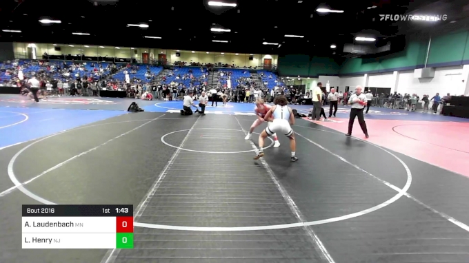 120 lbs Round Of 128 - Austin Laudenbach, MN vs Laudan Henry, NJ