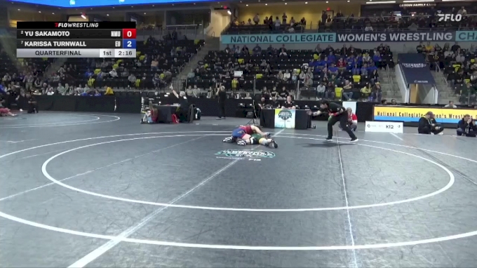117 lbs Quarterfinal - Karissa Turnwall, Emmanuel University vs Yu ...
