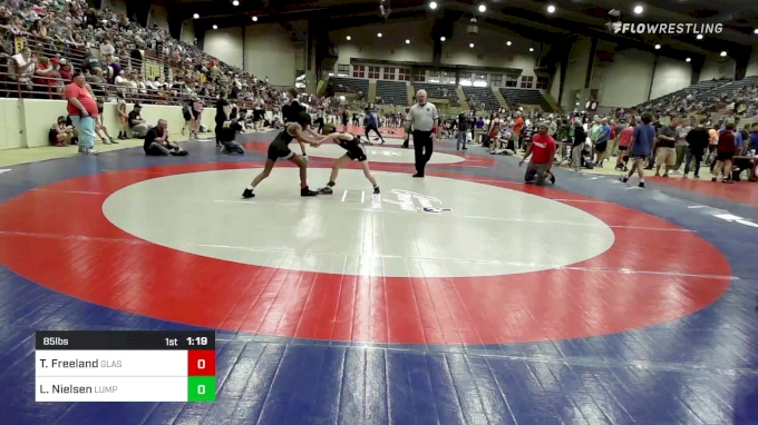 85 lbs Consi Of 8 #1 - Taharko Freeland, Glasgow Wrestling Academy vs ...