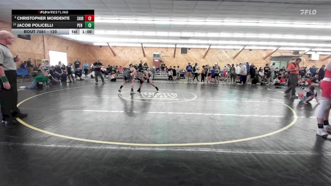 120 lbs Consi Of 4 - Christopher Mordente, Shirley vs Jacob Policelli ...