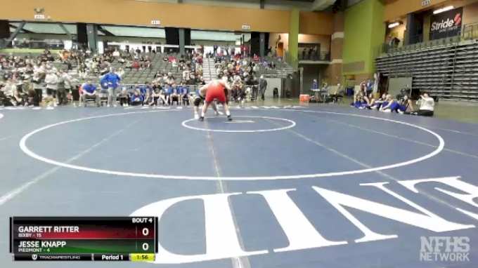 285 lbs Quarterfinals (8 Team) - Jesse Knapp, PIEDMONT vs Garrett ...