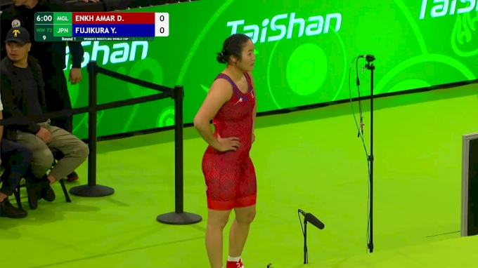 72 kg Rr Rnd 1 - Davaanasan Enkh Amar, Mongolia vs Yuka Fujikura, Japan
