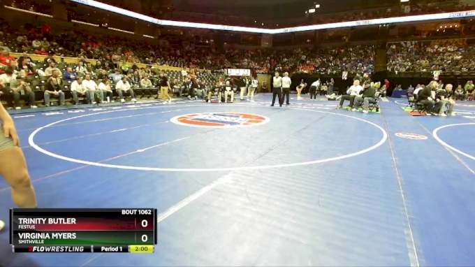 135 Class 1 lbs Champ. Round 1 - Trinity Butler, Festus vs Virginia ...