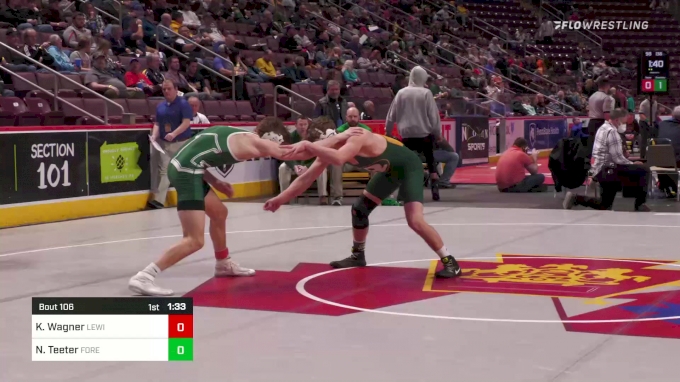 145 lbs Round Of 16 - Kaiden Wagner, Lewisburg vs Noah Teeter, Forest Hills
