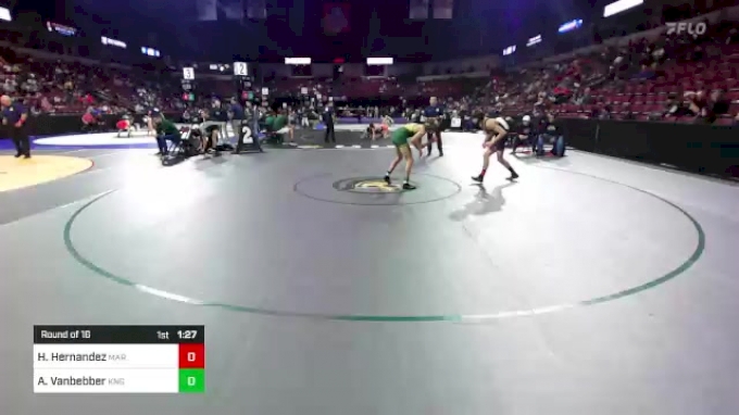 126 lbs Round Of 16 - Haden Hernandez, Marina (SS) vs Alek Vanbebber ...