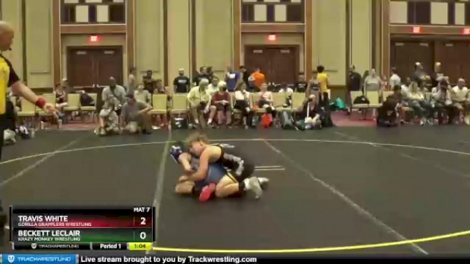 96 lbs Quarterfinal - Travis White, Gorilla Grapplers Wrestling vs ...