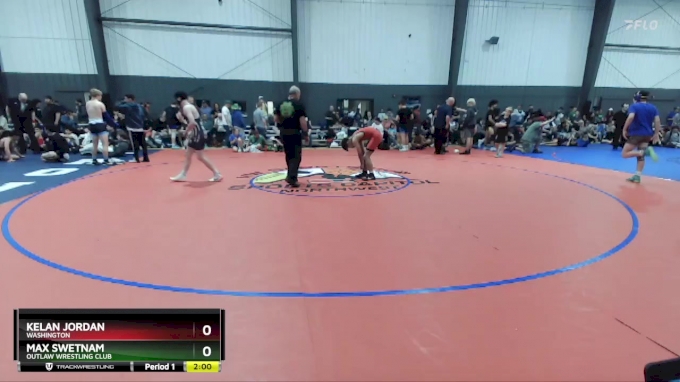 132 lbs Semifinal - Kelan Jordan, Washington vs Max Swetnam, Outlaw ...