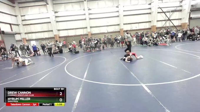 68 lbs Champ. Round 2 - Drew Cannon, Charger Wrestling Club vs Hyrum ...