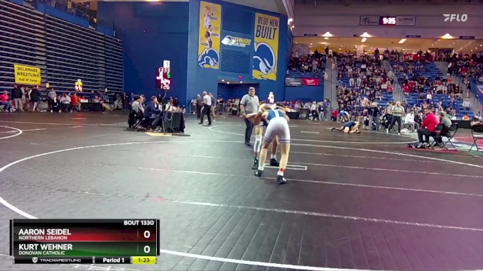 120 lbs Champ. Round 3 - Kurt Wehner, Donovan Catholic vs Aaron Seidel ...