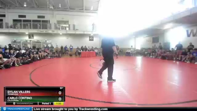 97 lbs 2nd Place Match (8 Team) - Dylan Villers, Tennessee vs Carlo ...