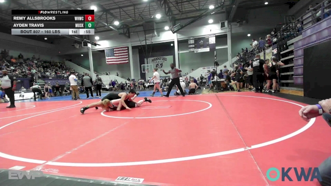 160 lbs Rr Rnd 1 - Remy Allsbrooks, Warhorse Wrestling Club vs Ayden ...