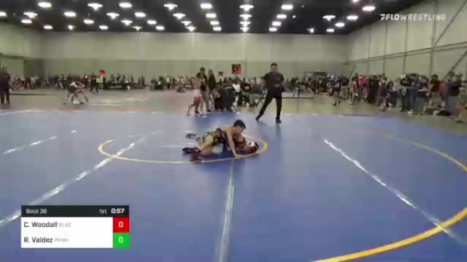 80 lbs Consi Of 8 #1 - Caden Woodall, Blackcat Wc vs Robert Valdez ...