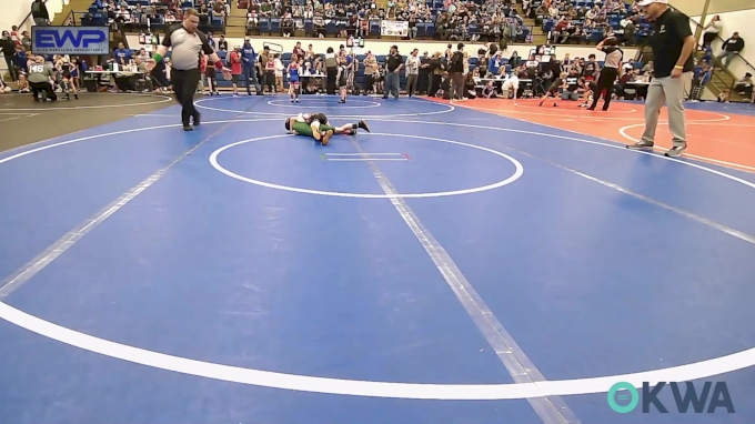 55 lbs Quarterfinal - Jayce Clayton, Pryor Tigers vs Gabriel Rinehart ...