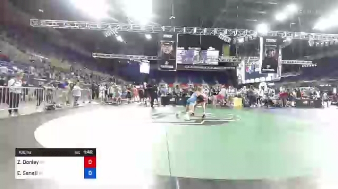 106 lbs Consi Of 8 #2 - Zane Donley, Oklahoma vs Evan Sanati, Virginia