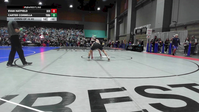 145 lbs Consi Of 16 #2 - Evan Hatfield, Sierra Sabers vs Carter ...