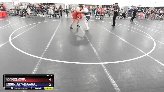 285 lbs Cons. Round 1 - Samson Smith, Antigo Wrestling Club vs Hunter ...