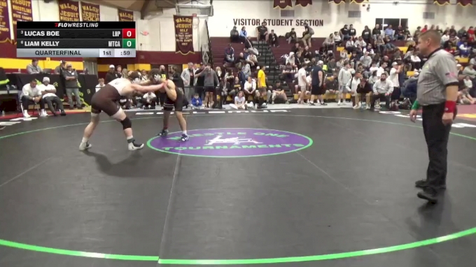165 lbs Quarterfinal - Lucas Boe, Lake Highland Prep vs Liam Kelly ...