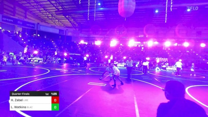 109 lbs Quarterfinal - Haley Zabel, Liberal WC vs Layla Watkins, Black ...