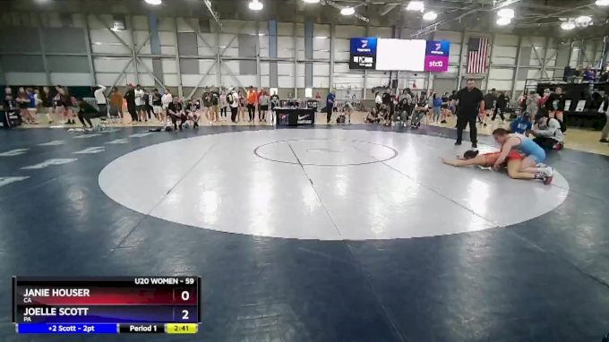 59 lbs Cons. Round 5 - Janie Houser, CA vs Joelle Scott, PA