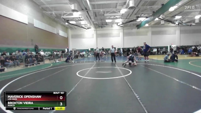 120 lbs Champ. Round 1 - Broxton Vieira, Norco vs Maverick Openshaw ...