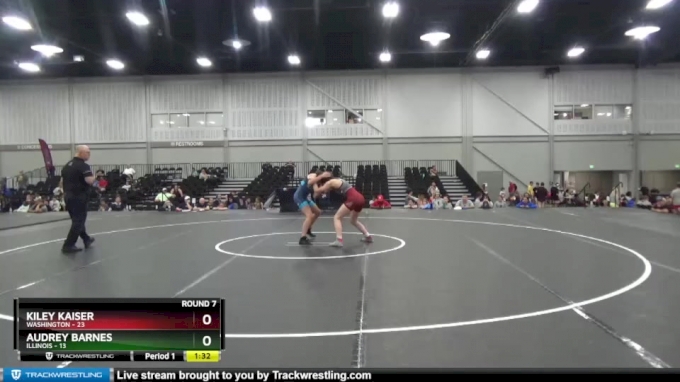 119 lbs Round 7 (8 Team) - Kiley Kaiser, Washington vs Audrey Barnes ...